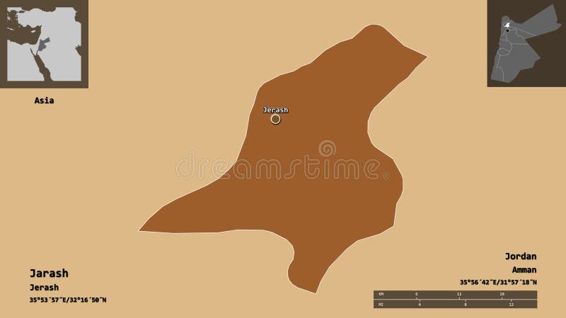 Jarash, Province of Jordan,. Previews. Pattern Stock Illustration ...