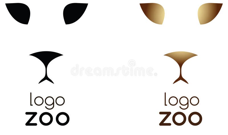Jardim Zoológico Do Logotipo Ilustração do Vetor - Ilustração de ...