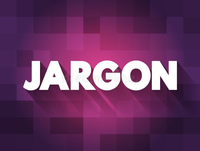 Jargon Text Quote, Concept Background Stock Illustration - Illustration ...