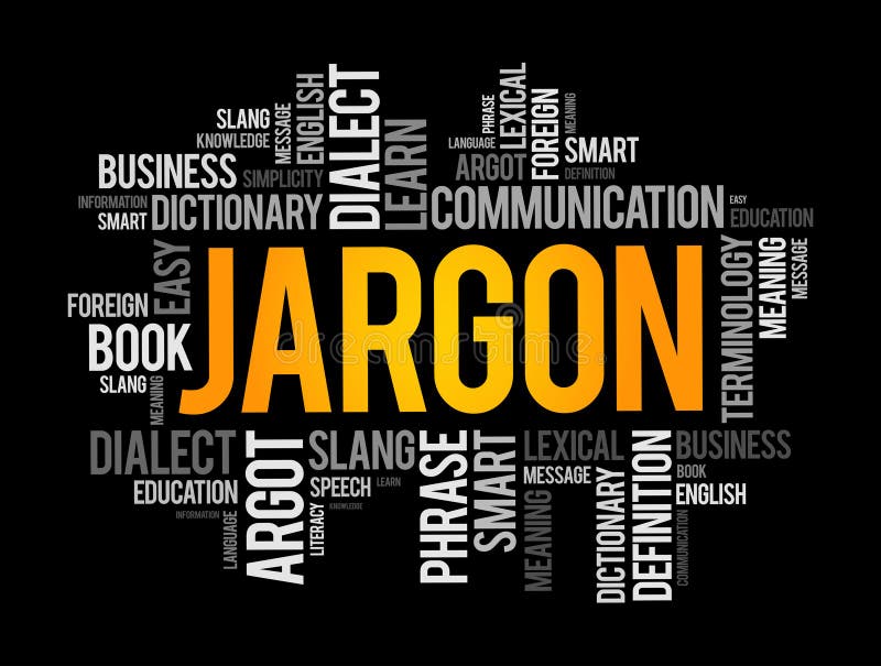 Jargon Word Cloud Collage, Education Concept Background Stock ...