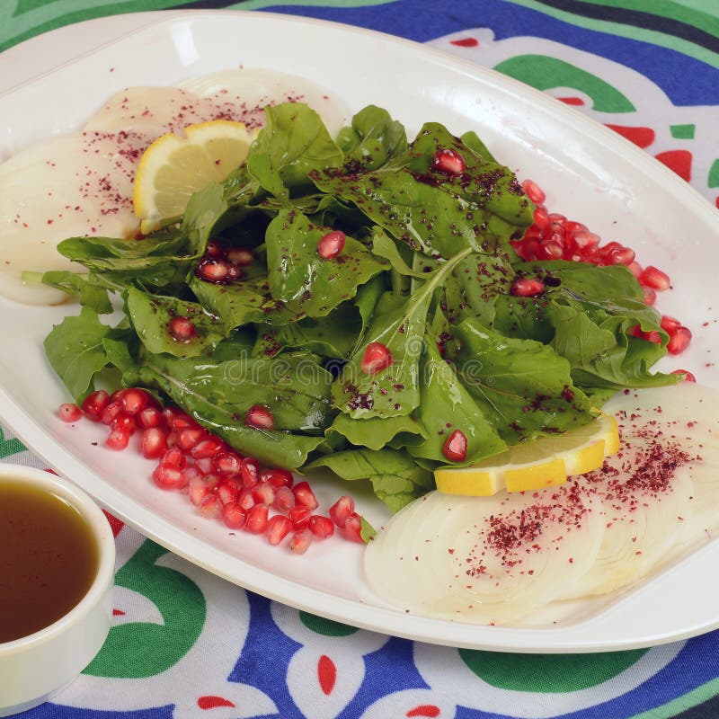 Jarjeer Salad (Arugula Salad) Stock Photo - Image of dish, boiled: 68262210