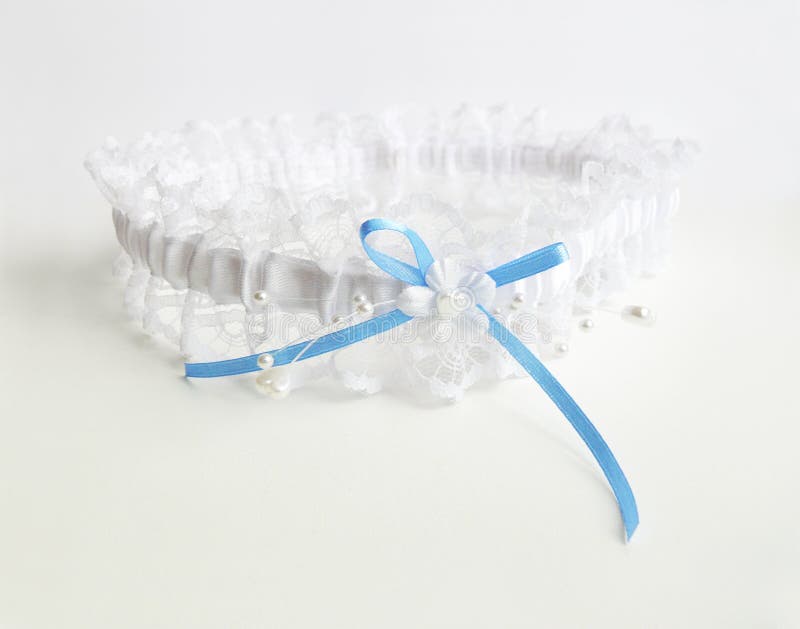 Jarretière De Dentelle De Mariage Photo stock - Image du amour, lacet ...