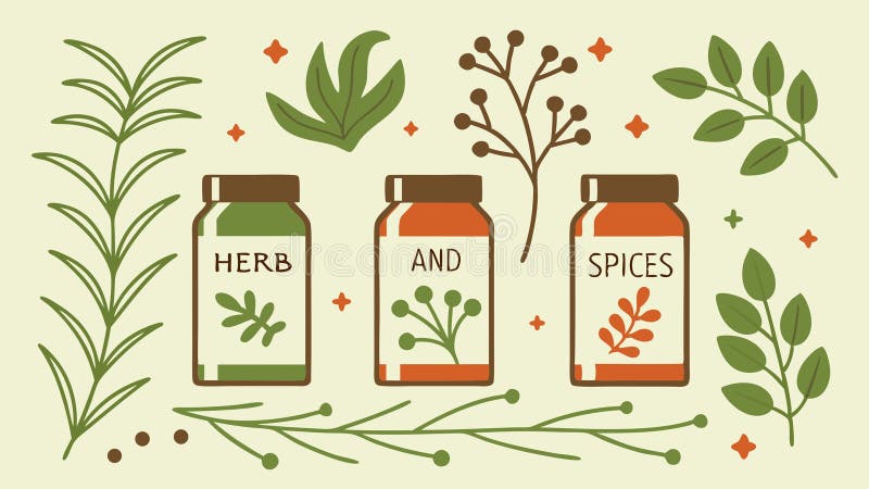 Labeled Spice Jars Ai Stock Illustrations – 50 Labeled Spice Jars Ai ...