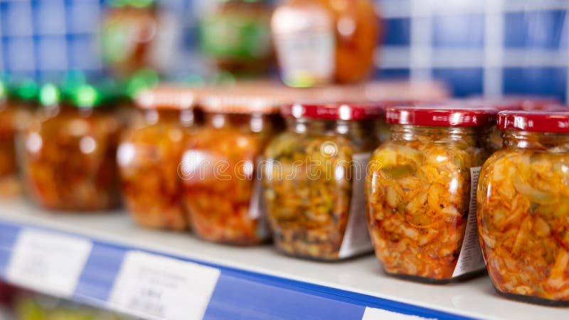 Jars Mustard Stand Shelf Store Stock Photos - Free & Royalty-Free Stock ...