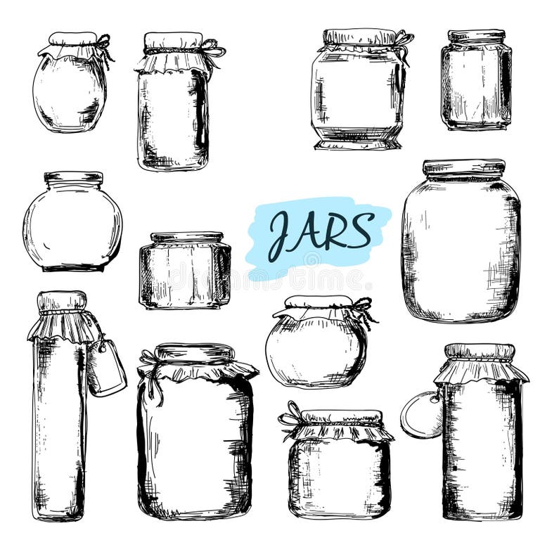 Mason Jar Outline Stock Illustrations – 1,451 Mason Jar Outline Stock ...