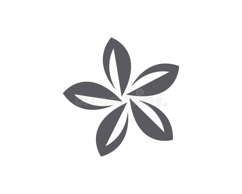 Jasmine Flower Icon Vector Illustration Design Logo Template Stock ...