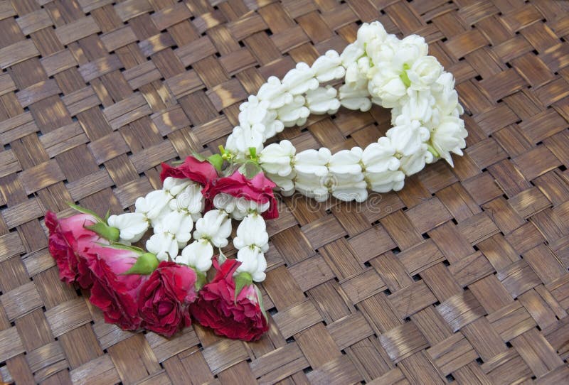 Jasmine garland stock photo. Image of bamboo, religion - 55569136