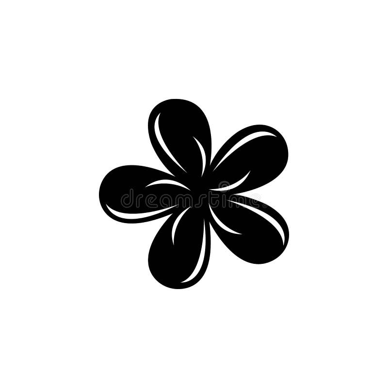 Jasmine Icon Logo Vector Design Template Stock Illustration ...