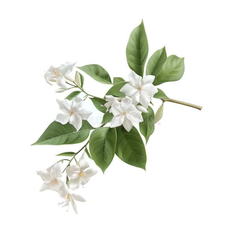 Jasmine Plant on Transparent Background - Ai Generated Stock ...