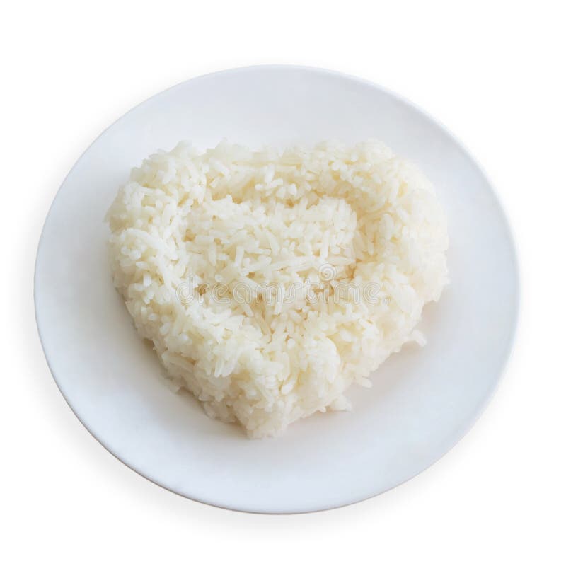 Love rice. stock photo. Image of clipping, tasty, healthy - 100852772