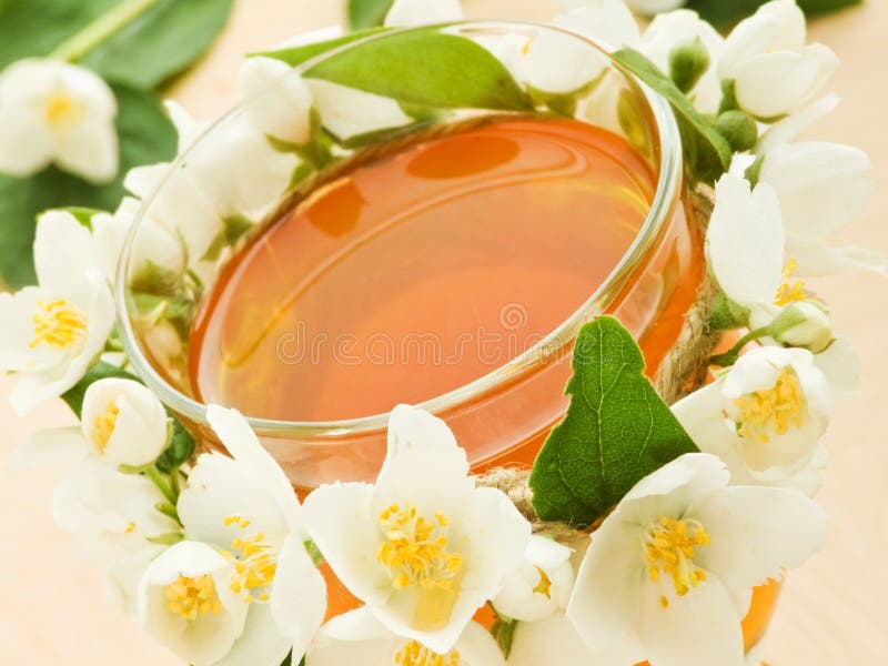 Jasmine tea stock image. Image of closeup, glass, yellow - 14776191