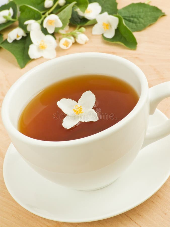 Jasmine tea stock image. Image of closeup, glass, yellow - 14776191