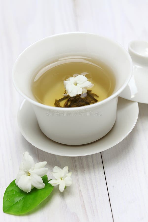 Jasmine tea stock image. Image of sampaguita, herbal - 44950641
