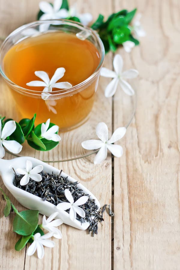 Jasmine tea background stock image. Image of drink, dark - 58396187