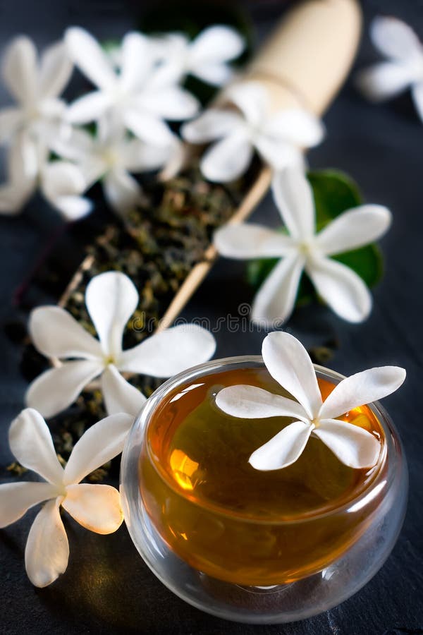 Jasmine tea stock image. Image of healthy, lifestyle - 58396101