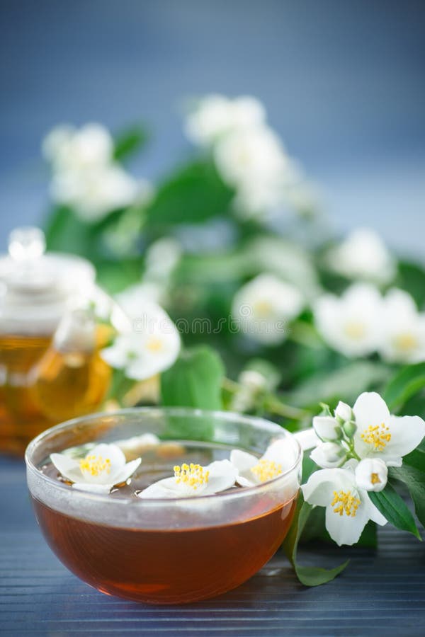 Jasmine tea stock image. Image of closeup, glass, yellow - 14776191