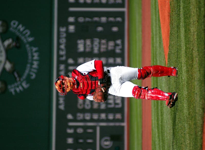 Jason Varitek Boston Red Sox Editorial Stock Photo - Image of park ...