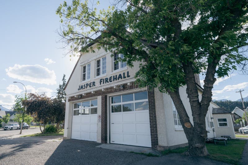 The Historic Jasper Firehall Building in Downtown Area Editorial Photo ...