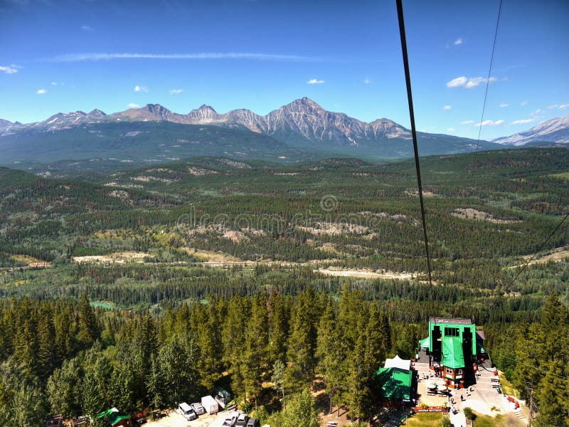 Jasper Sky Tram, Canadian Rockies, Editorial Photography - Image of ...