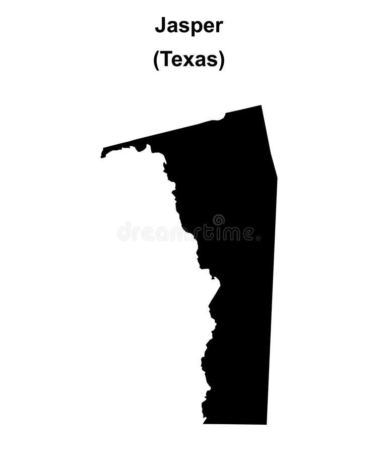 Jasper outline map stock vector. Illustration of isolated - 361792205