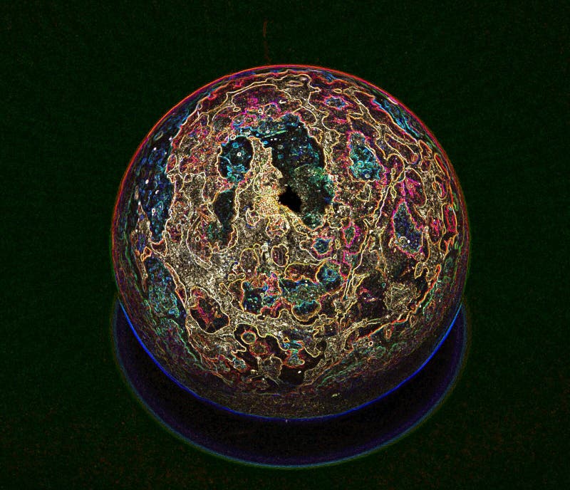 Spheric Jasper Ball in Filter for Backgrounds Stock Illustration ...