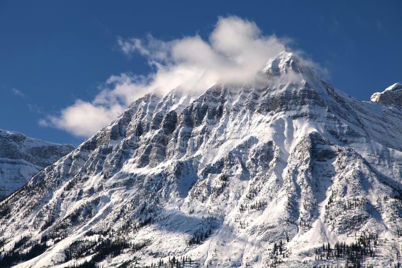 Jasper Mountain stock image. Image of extream, park, mountain - 19168649