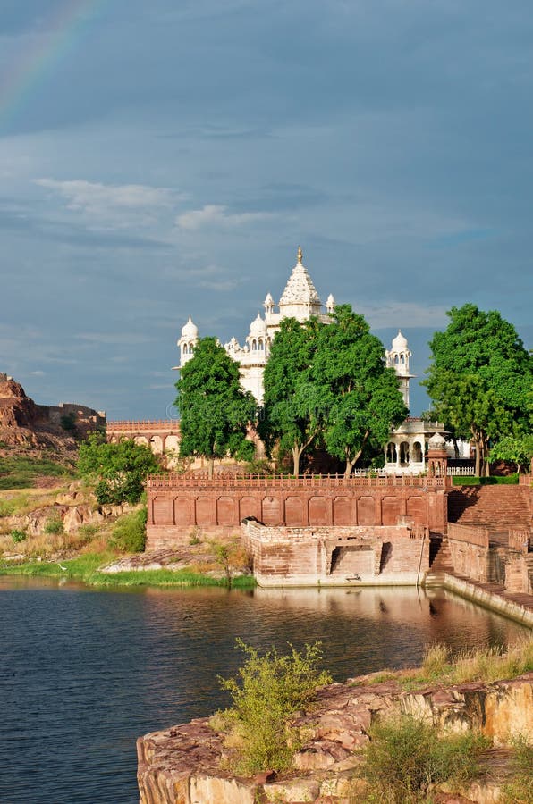 Jaswant Thada in Jodhpur. India Stock Photo - Image of cityscape ...