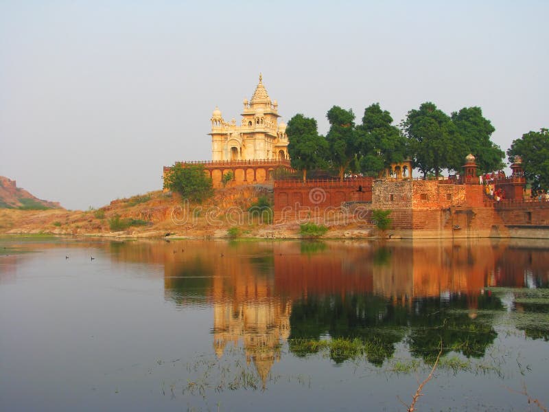 Jaswant Thada, a Small Taj Mahal Stock Image - Image of fortress ...