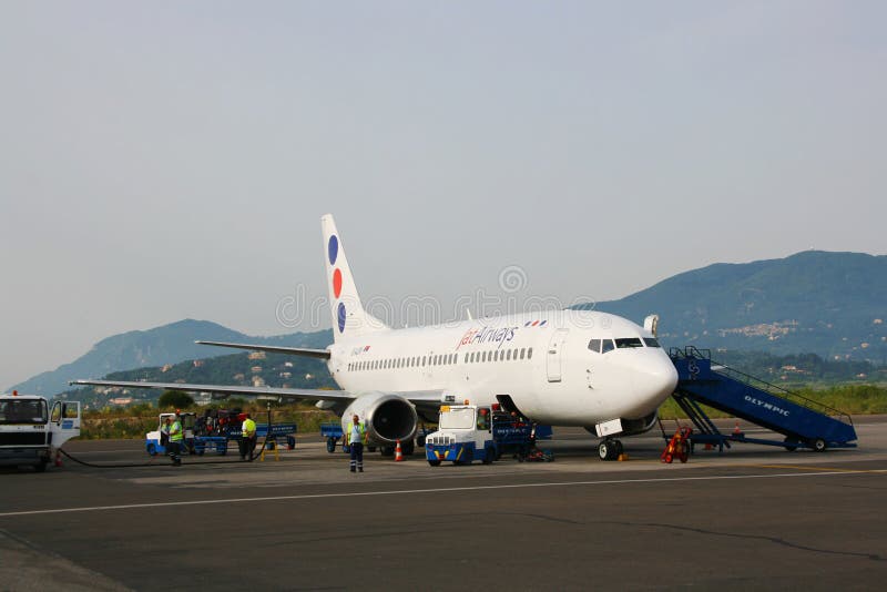 Jat airplane editorial image. Image of airplane, greece - 14933995