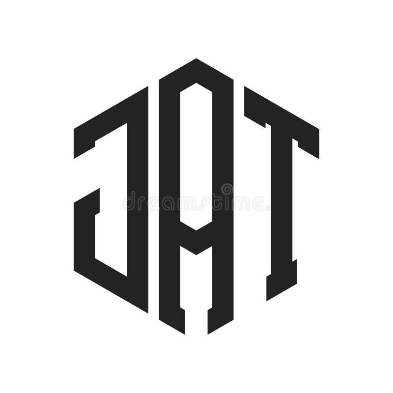 JAT Logo Design. Initial Letter JAT Monogram Logo Using Hexagon Shape ...