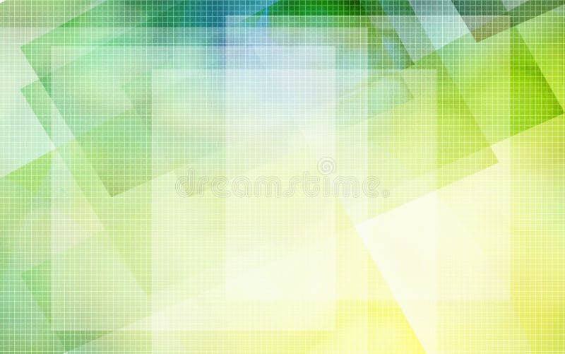 Jaune d'abstrait au vert illustration stock. Illustration du numérique ...