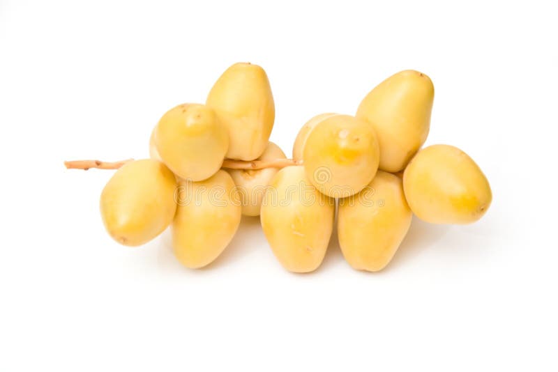 Jaune de dattes photo stock. Image du sain, nourriture - 8370032