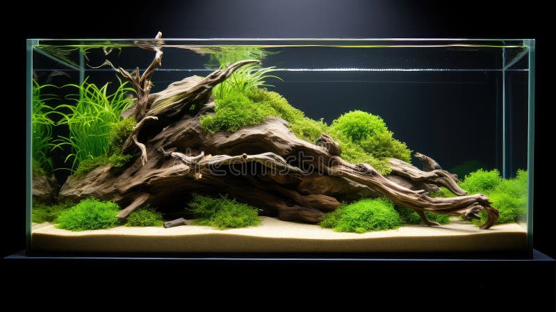 Java aquarium plants stock illustration. Illustration of fern - 383472364