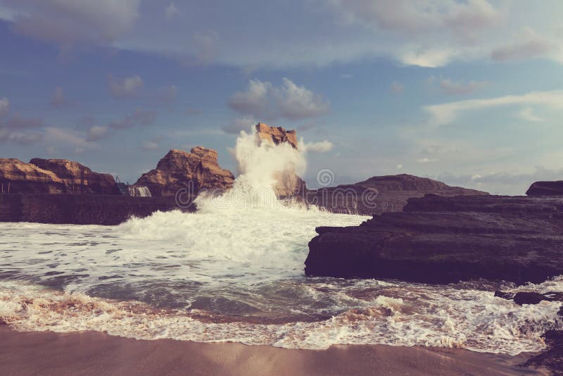 Java beach stock photo. Image of blue, edge, lagoon, destination - 54176750