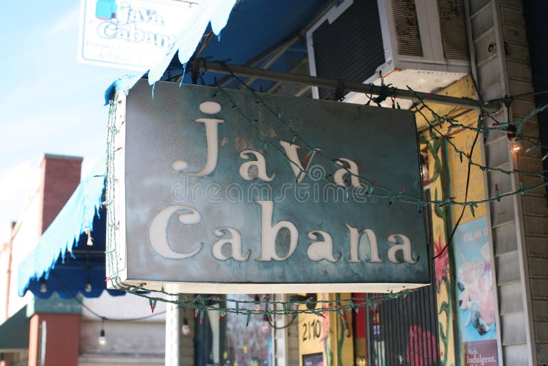 Java Cabana Coffee Shop editorial stock image. Image of taste - 84787479