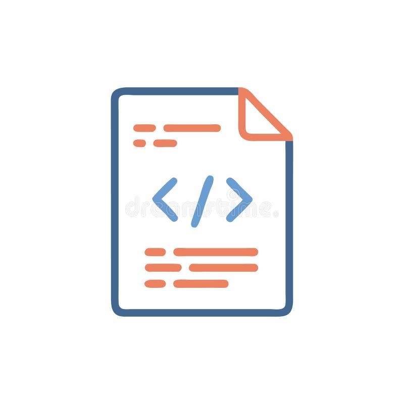 Java Code Icon for Programming Practices Stock Photo - Illustration of ...