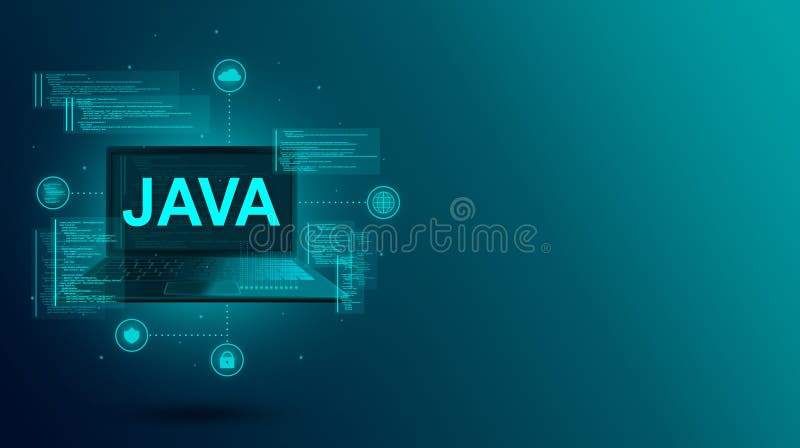 Java code stock vector. Illustration of coding, meta - 31781865