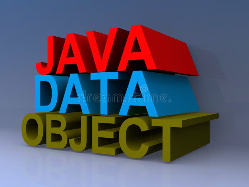 Java Data Object sign stock illustration. Illustration of language ...