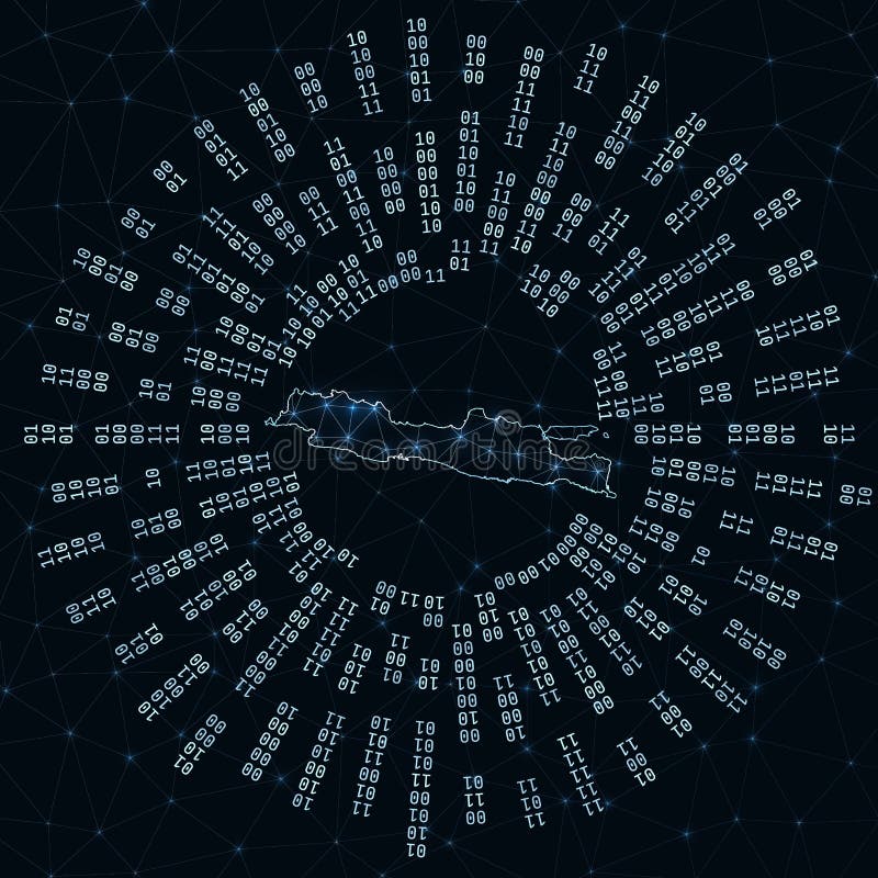 Digital Java logo. stock vector. Illustration of java - 184059291