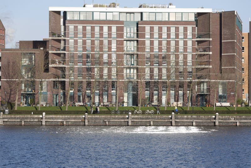 A View of Newly Built Apartment Complex on Java Eiland Amsterdam the ...