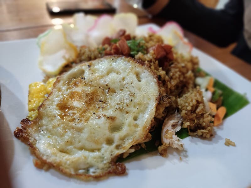 Java fried rice and egg stock photo. Image of java, rice - 225869108