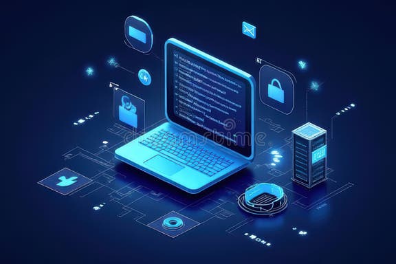 Java Hosting Platform Illustration Stock Illustration - Illustration of hosting, professional ...