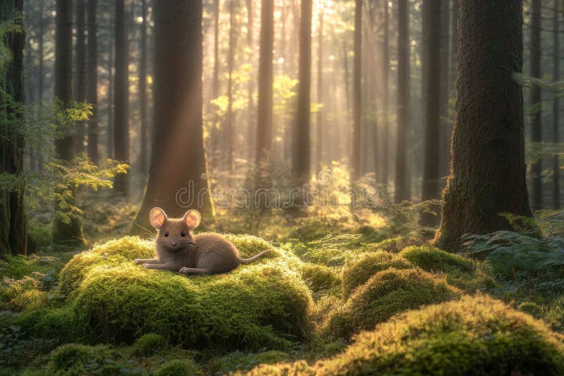 The Java Mouse Deer Can Be Seen Wandering through the Thai Jungle Stock ...