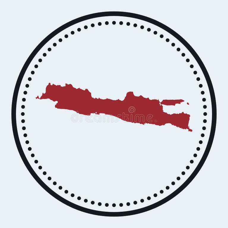 Java round stamp. stock vector. Illustration of eastern - 213439040