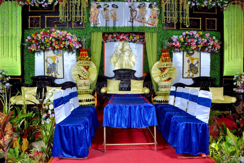 Java Wedding Decoration - Dekorasi Pernikahan Jawa Stock Photo - Image ...