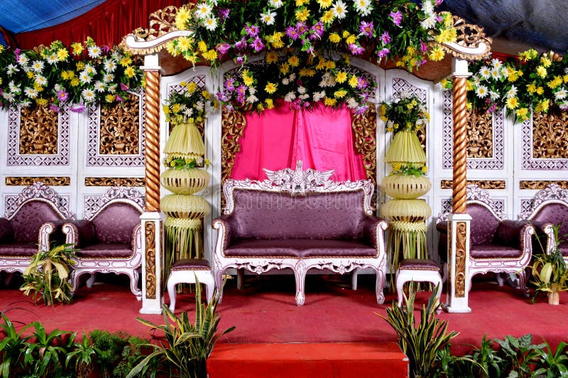 Java Wedding Decoration - Dekorasi Pernikahan Jawa Stock Image - Image ...