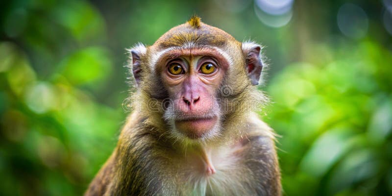Javan Surili in the Forest of West Java Endemic Animal from West Java ...