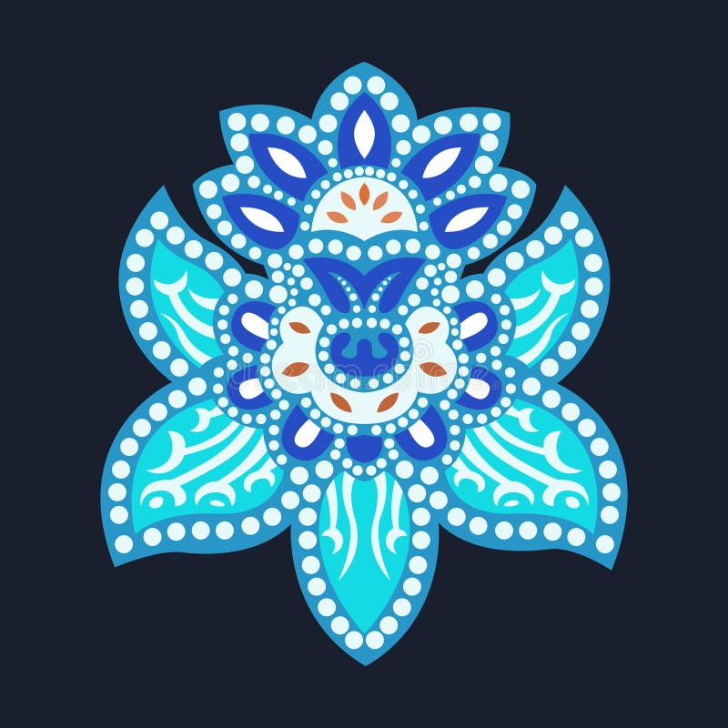 Javanese Batik Icon Seamless Pattern Stock Vector - Illustration of ...