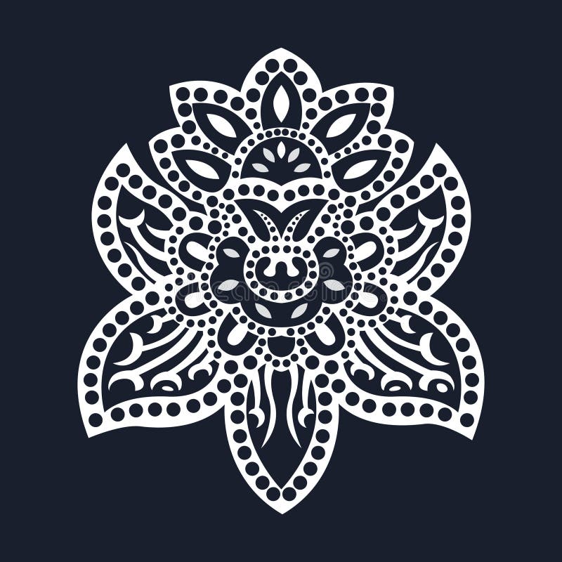 Javanese Batik Icon Seamless Pattern Stock Vector - Illustration of ...