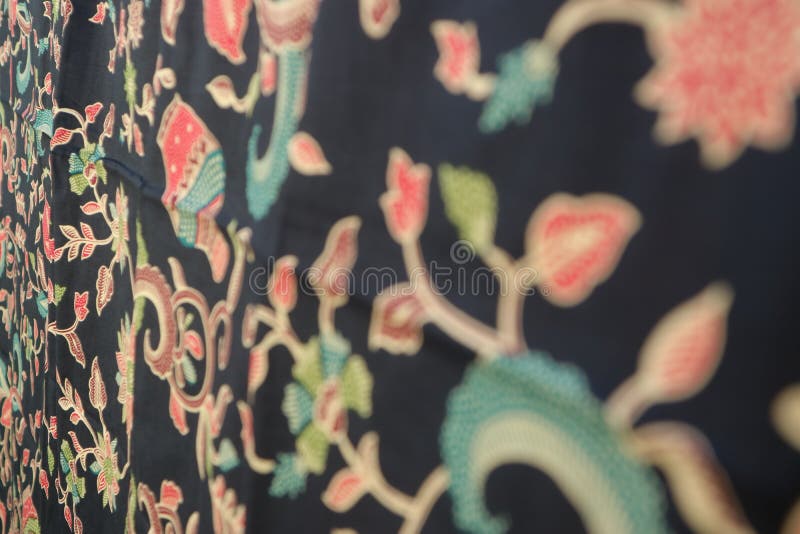 Javanese Batik Pattern. Batik is an Indonesian Technique of Wax-resist ...